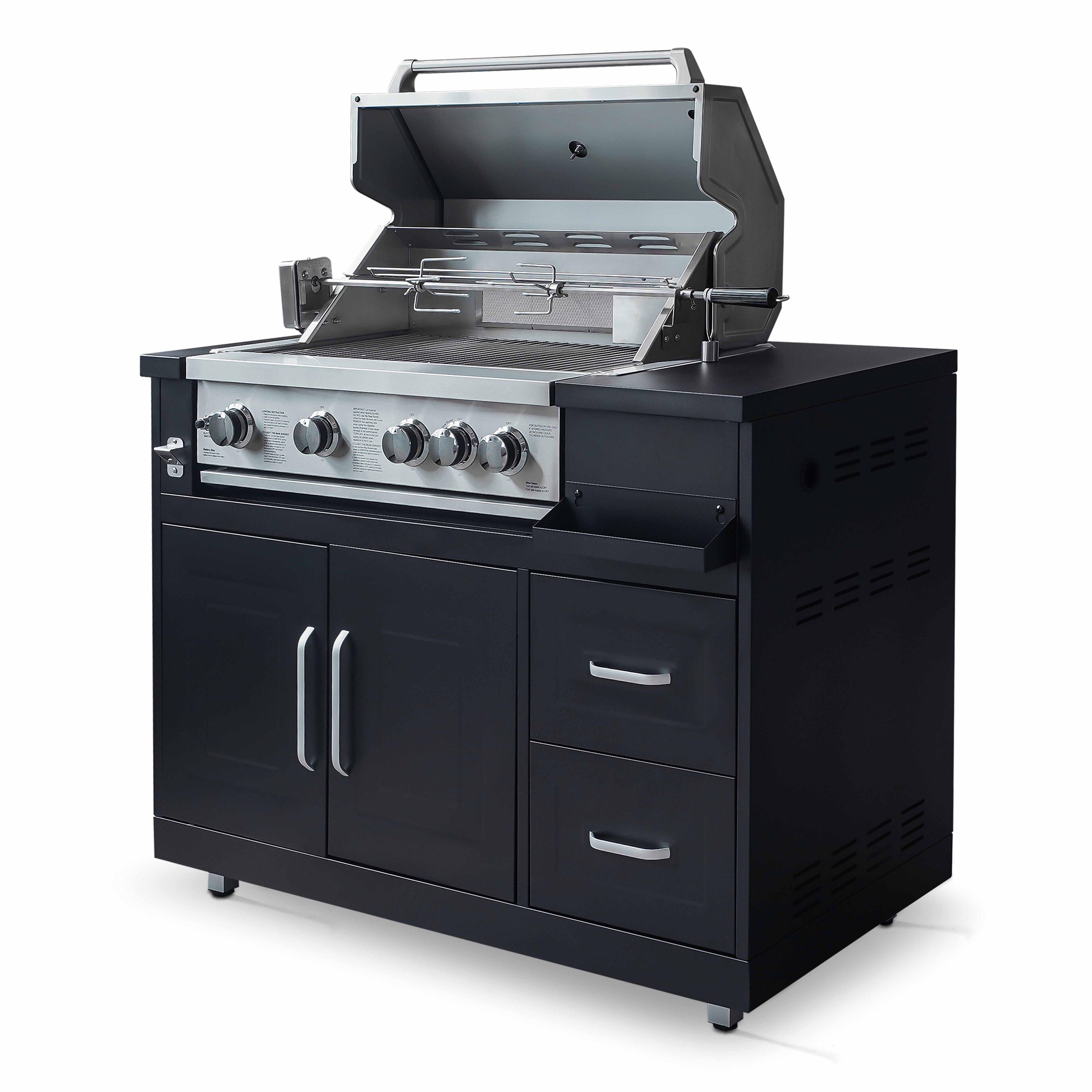 Gabinete Exterior Para Parrilla De Gas Cocina Profesional Multi Gas