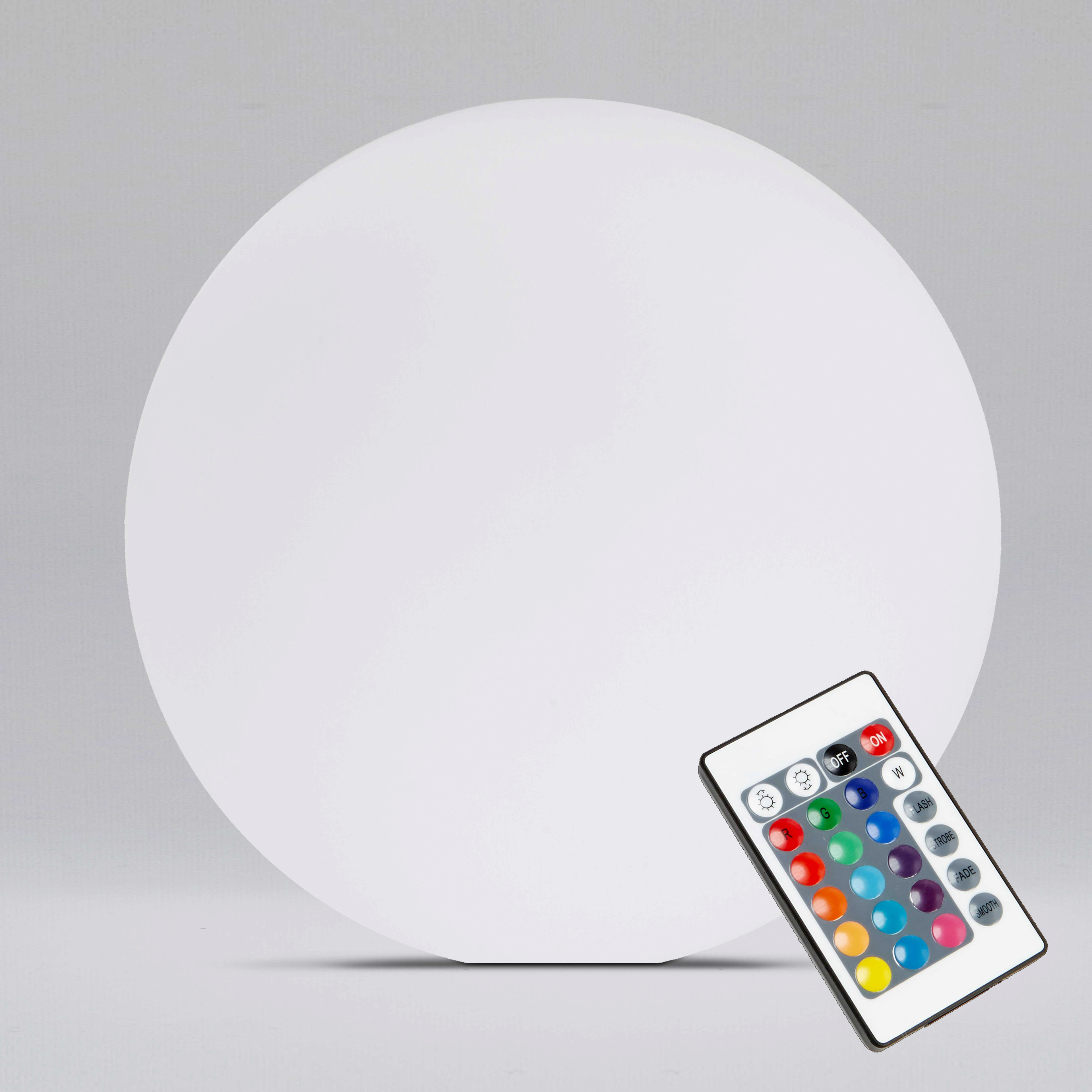 Esfera LED multicolor con mando Ø50cm | Oviala